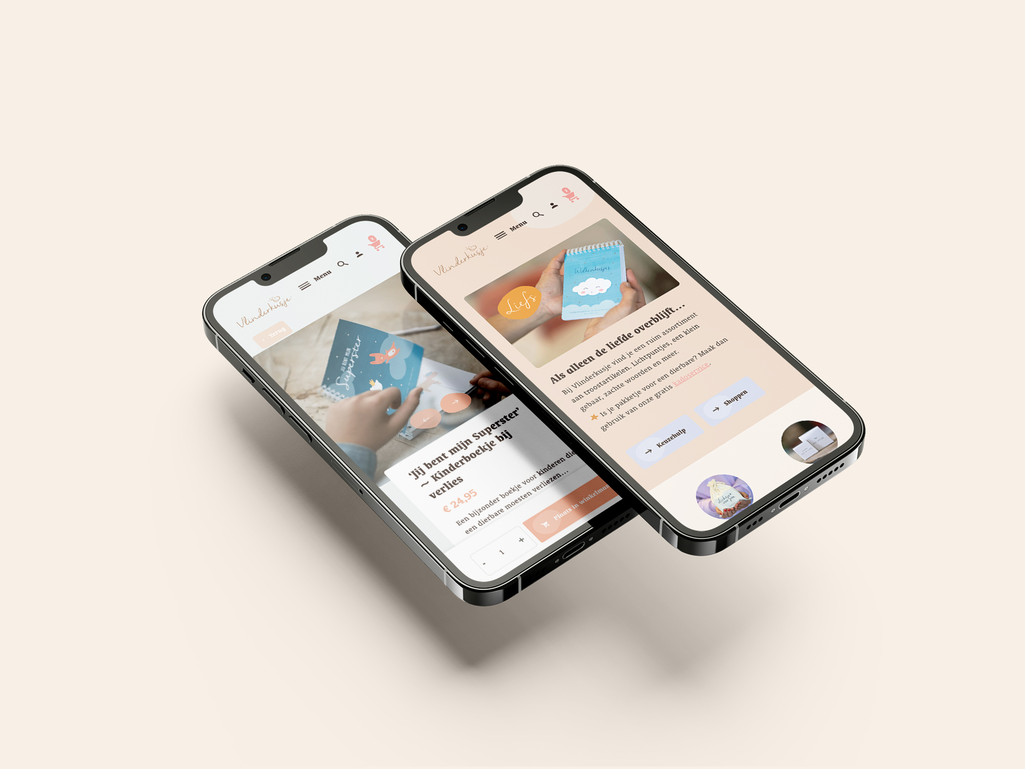 Webshop op maat voor Vlinderkusje - Pixel Express